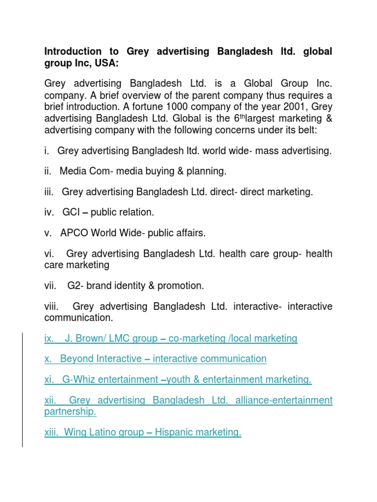 Grey Part 1 | PDF | Advertising | Brand