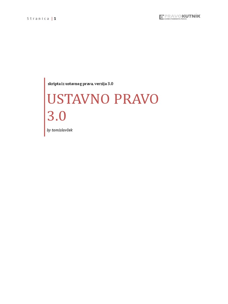 Ustav-Skripta-Tomislav - Ek-1.docx - Filename UTF-8''Ustav-skripta-tomislavček-1 | PDF