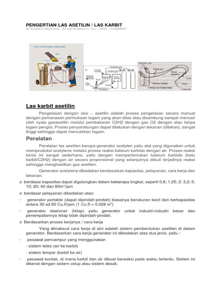 Pengertian Las Asetilin | PDF