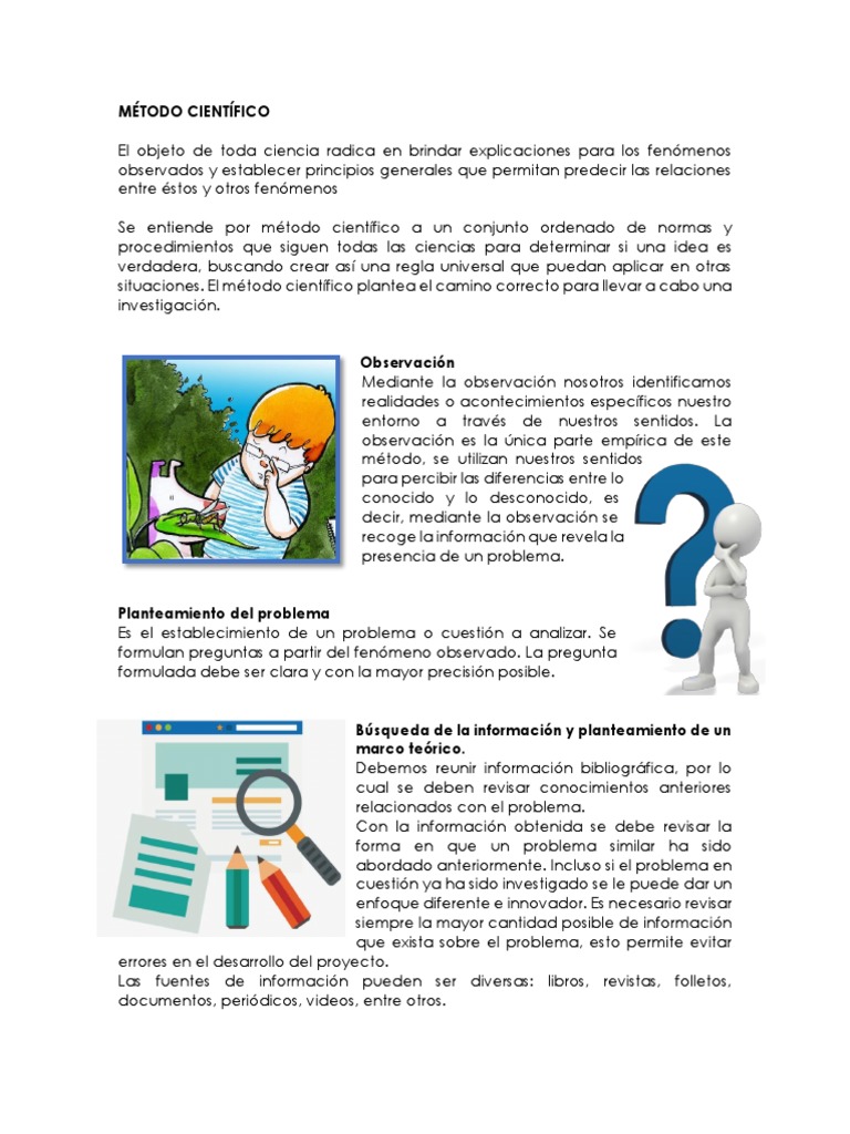 Forma Del Método Científico Qué Es El Método Científico: Pasos Y