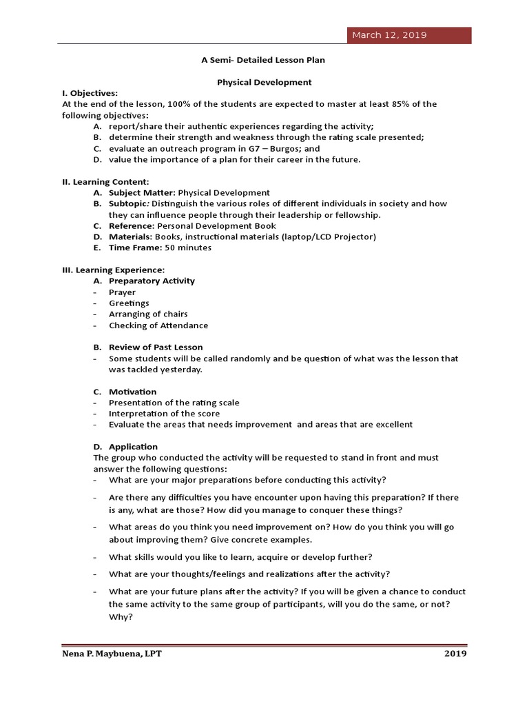 Lesson Plan Cot2 | Download Free PDF | Lesson Plan | Learning