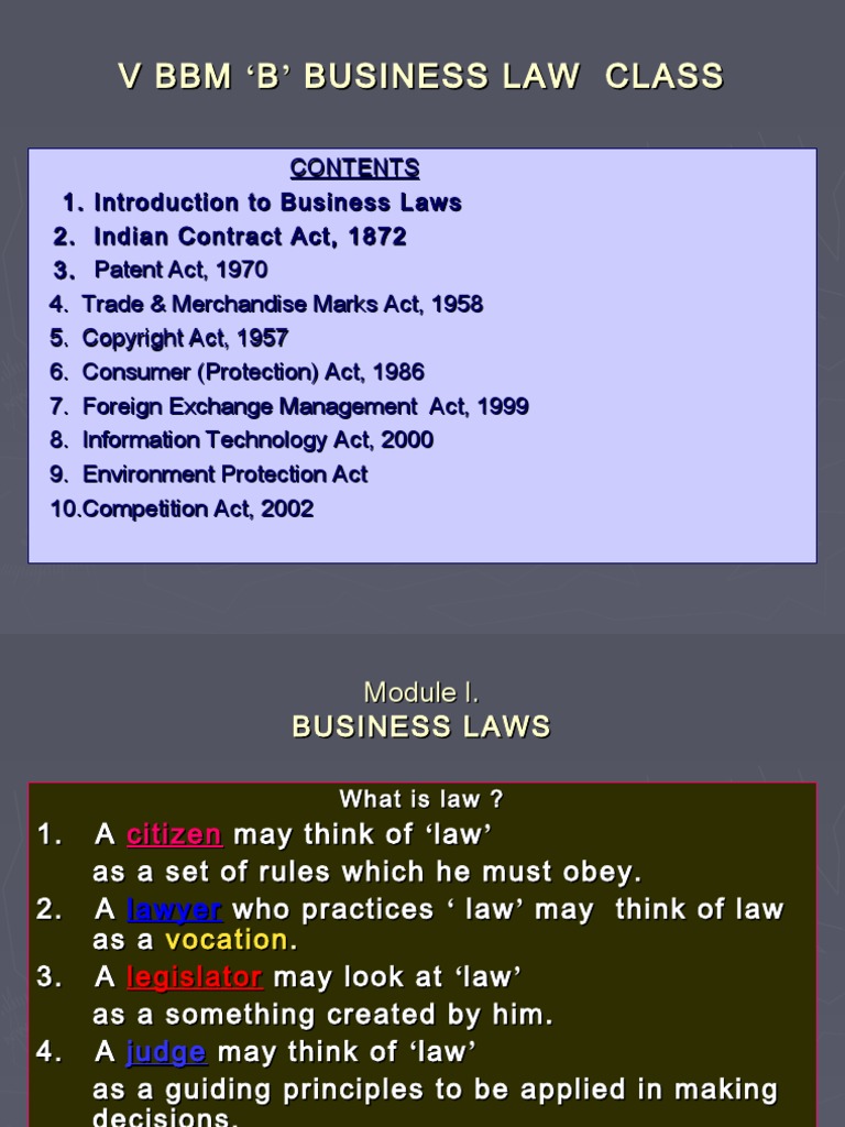 Business Law All Chapters Notes | PDF | Offer And Acceptance ...