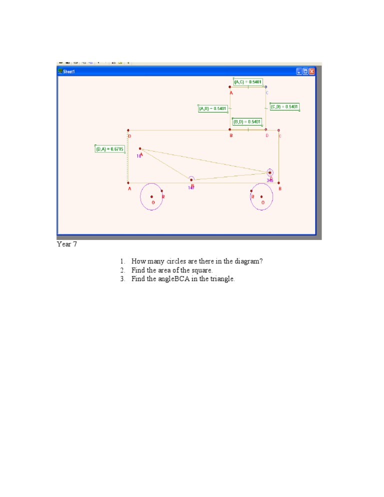 Year 7 Geometry Questions | PDF