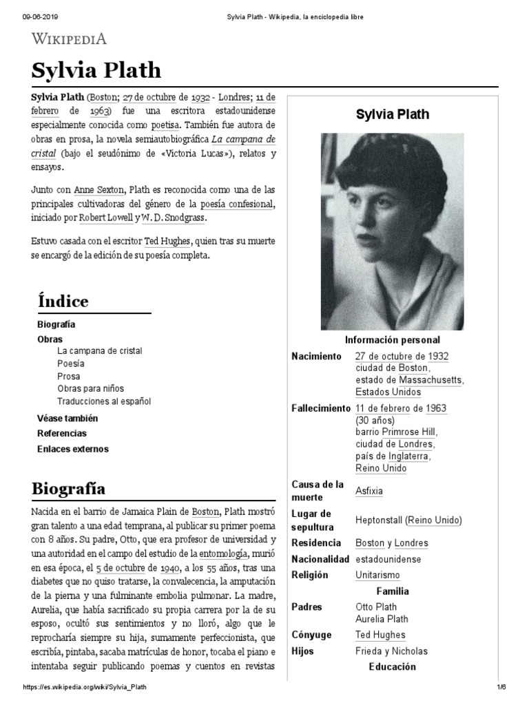 Sylvia Plath | PDF | Sylvia Plath | Poesía