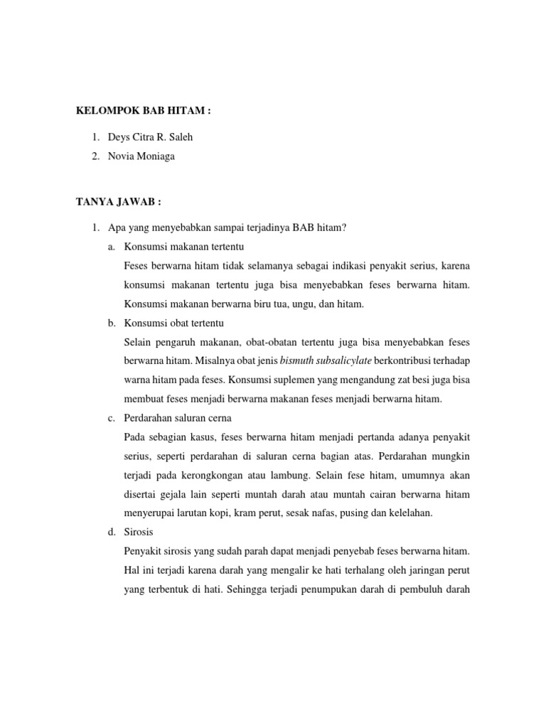 Bab Hitam | PDF | Kesehatan Holistik