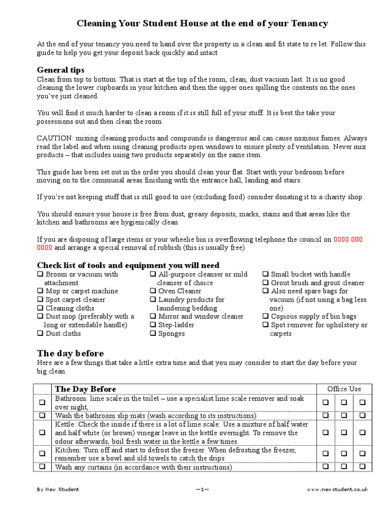 House Cleaning Roster Template | PDF | Vacuum Cleaner | Shower