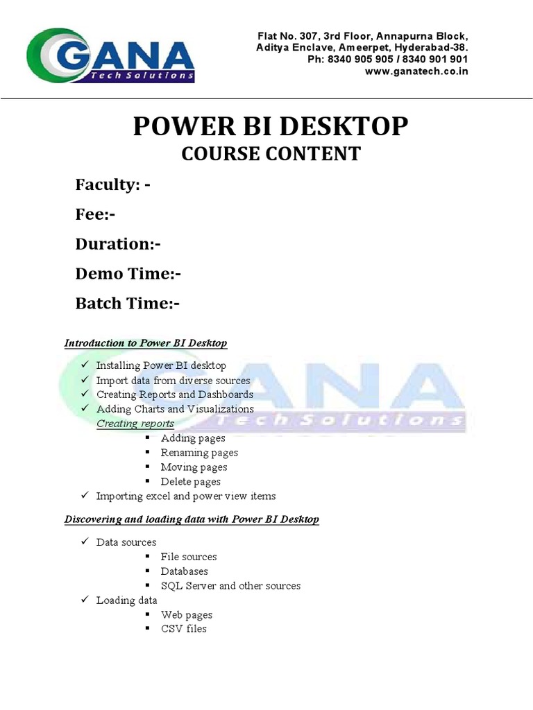 Power Bi | PDF | Microsoft Sql Server | Databases