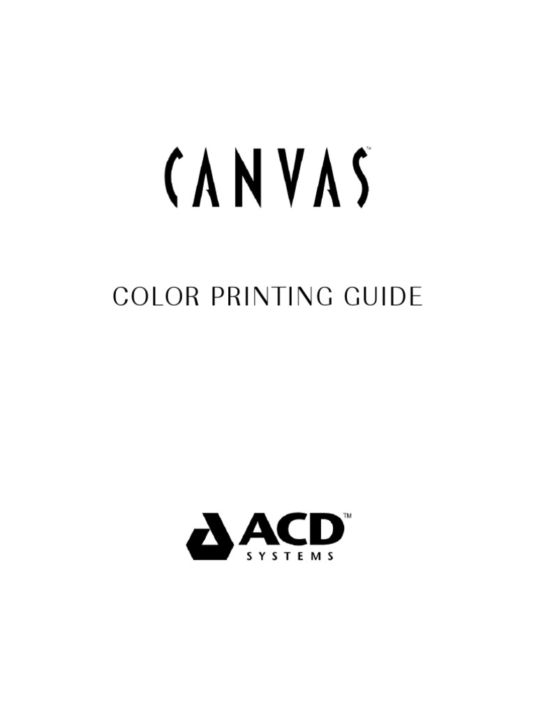 Color Printing Guide | PDF | Image Scanner | Image Resolution