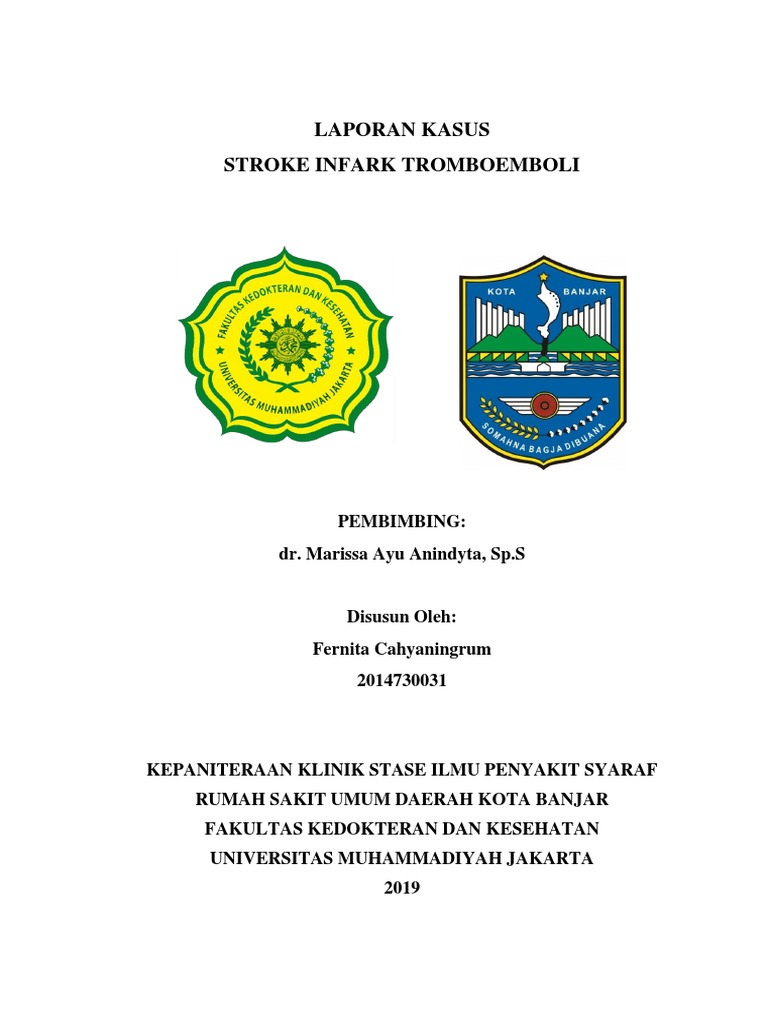 Lapkas Stroke Infark Tromboemboli | PDF