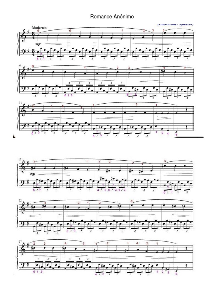 Romance Anónimo | PDF