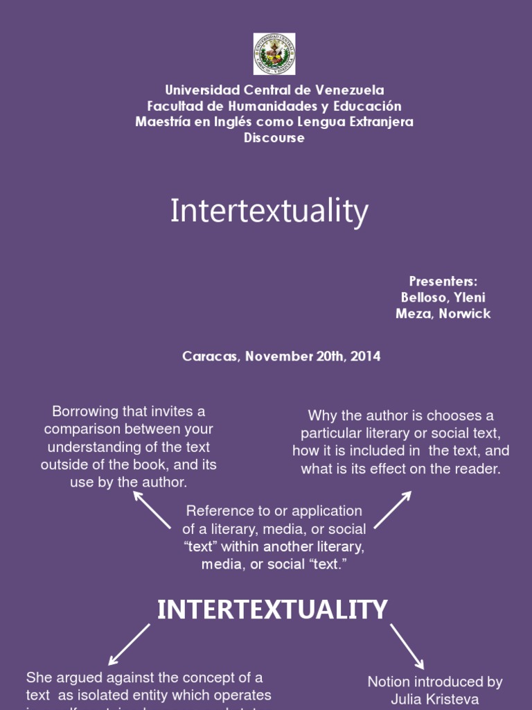 Intertextuality.ppt | Intertextuality | Literary Criticism