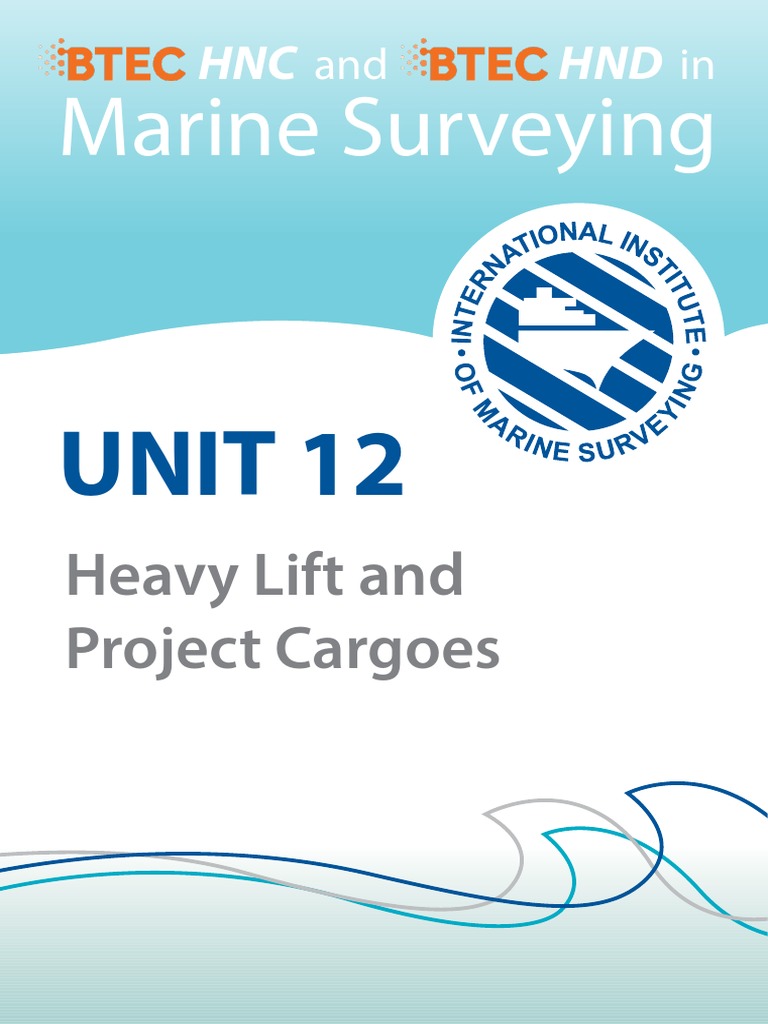 Unit 12-Heavy Lift & Project Cargoes PDF | PDF | Crane (Machine) | Rope