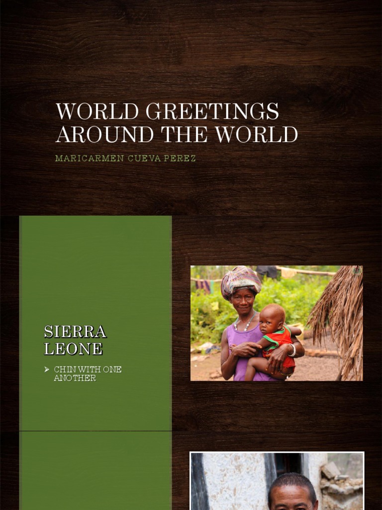 Greetings Around The World | PDF
