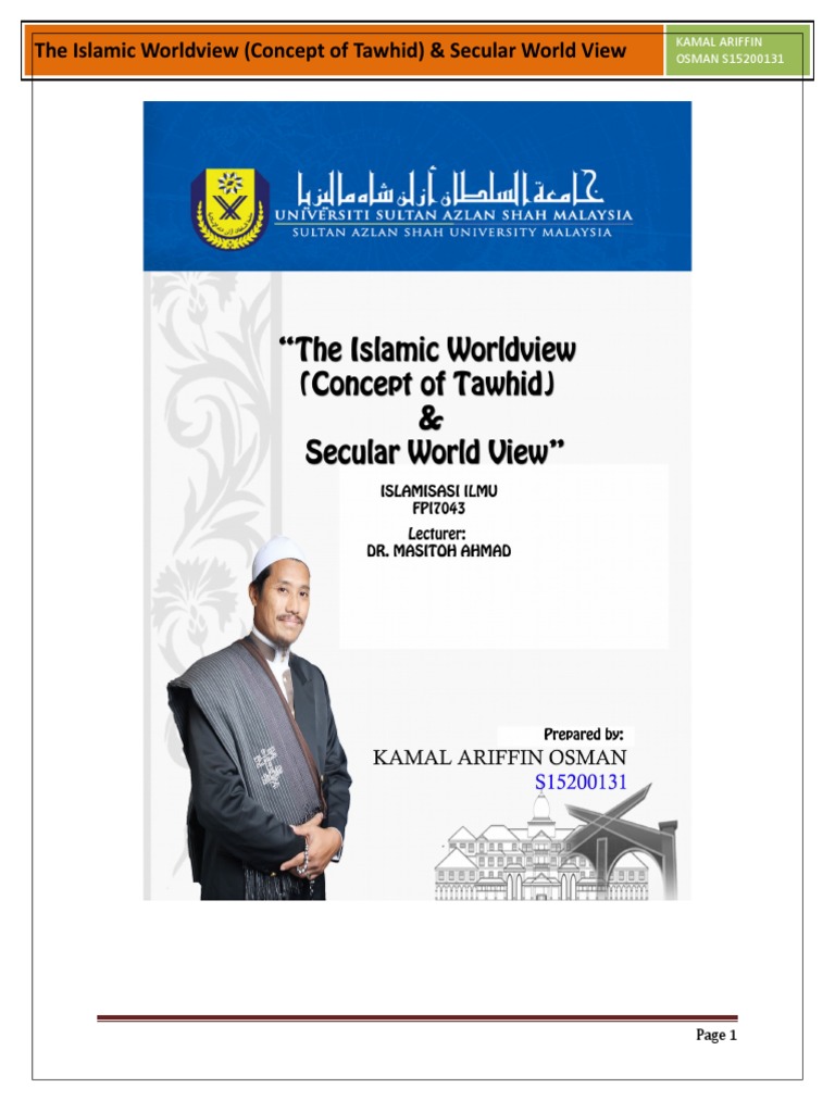 The Islamic Worldview and Secular Perspectives | PDF | Tawhid | World View