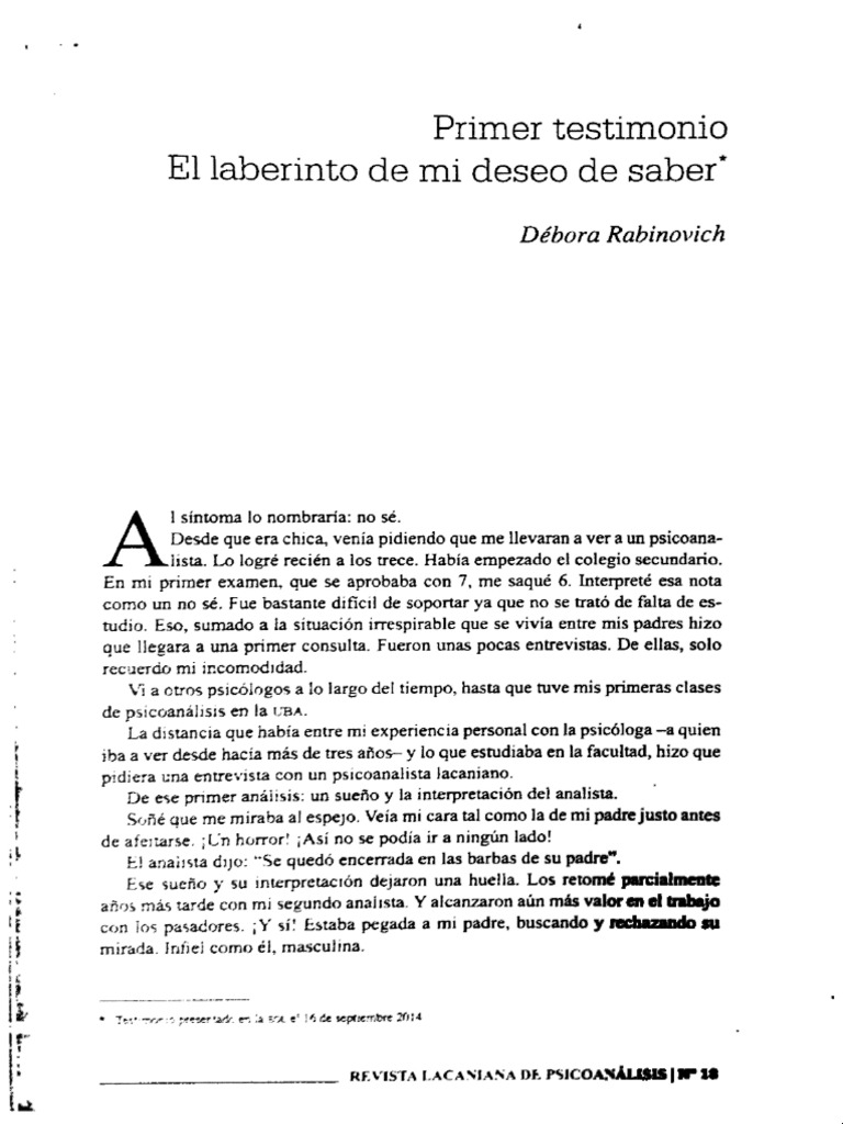 Débora Rabinovich | PDF