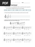 07 C Major Scale Worksheet | PDF | Home & Garden
