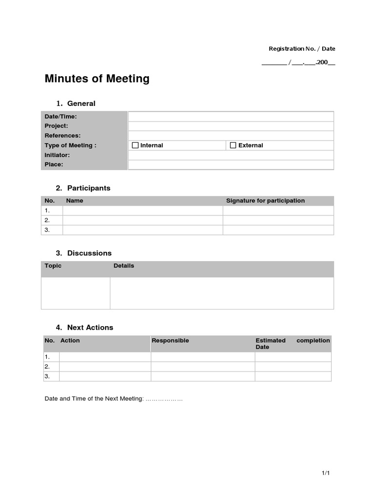 Template Minuta | PDF