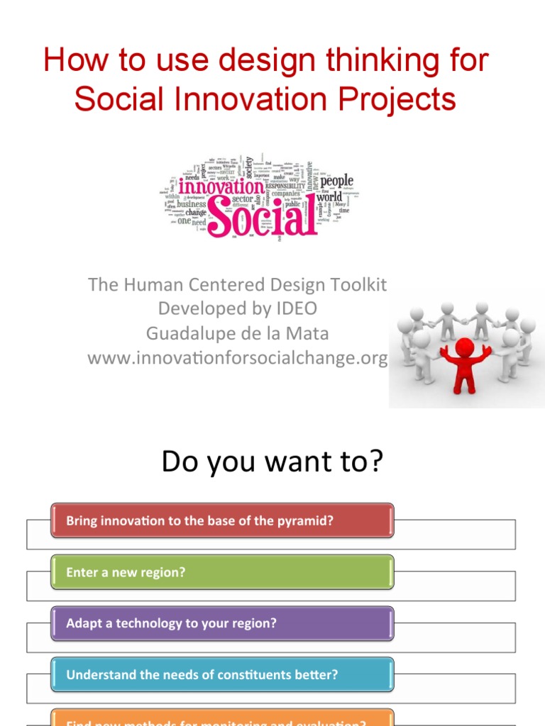 Design Thinking For Social Change | PDF | Design Thinking | Brainstorming