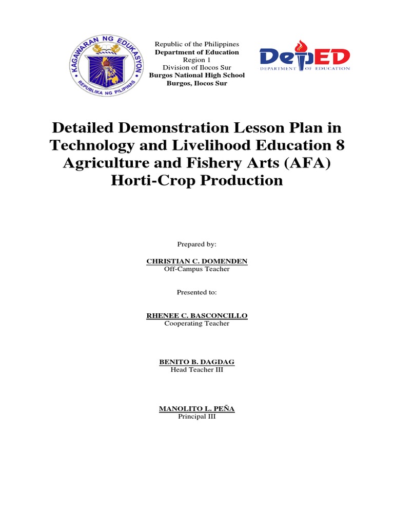 Detailed Lesson Plan | PDF | Plants | Botany