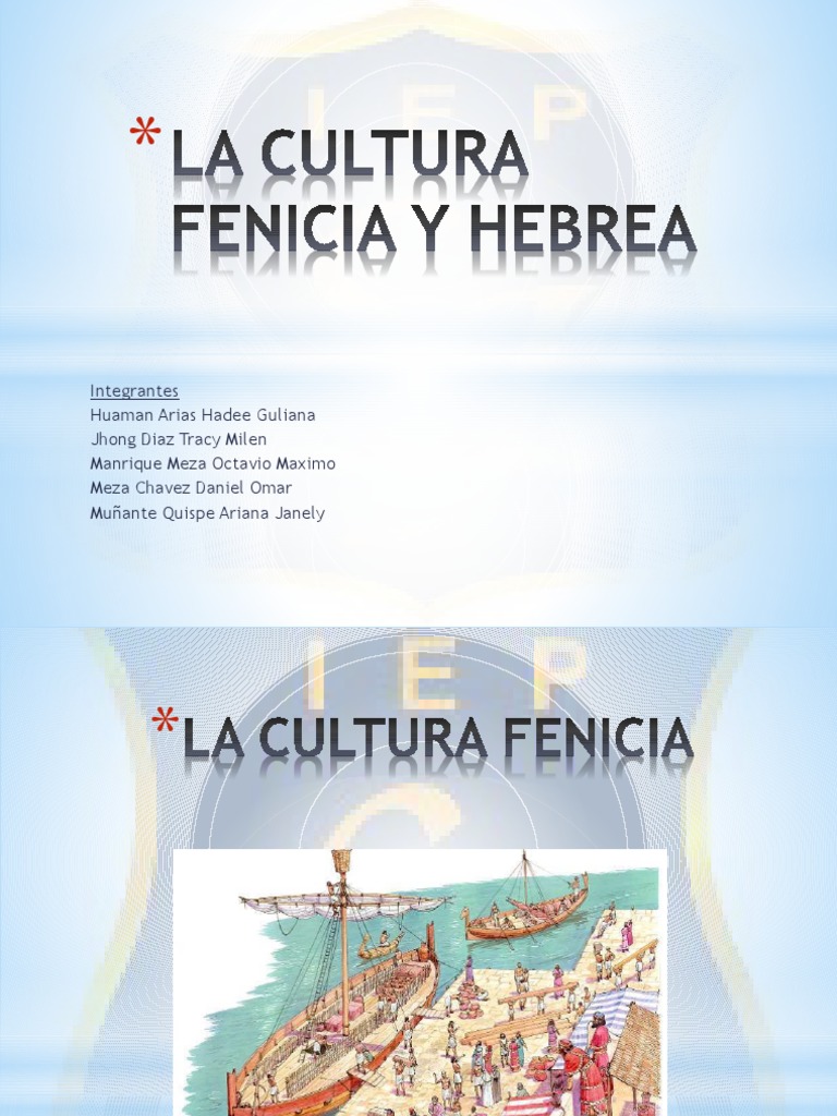 Cultura Fenicia y Hebrea: Resumen Histórico | PDF | Fenicia | Tora