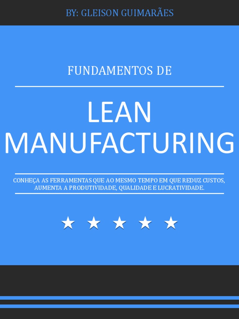 Ebook Lean Manufacturing | PDF | Fabricação enxuta | Produção e fabricação