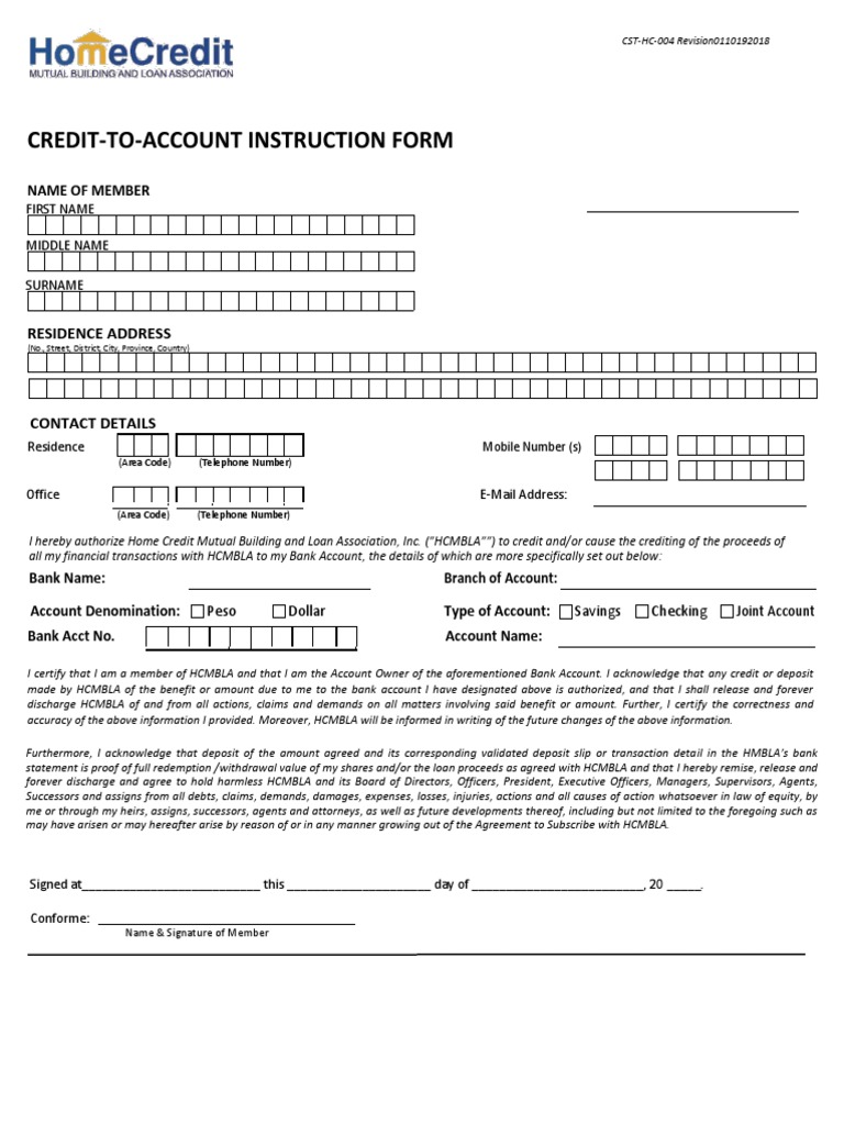 Bank Deposit Authorization Form-1 | PDF | Deposit Account | Financial ...