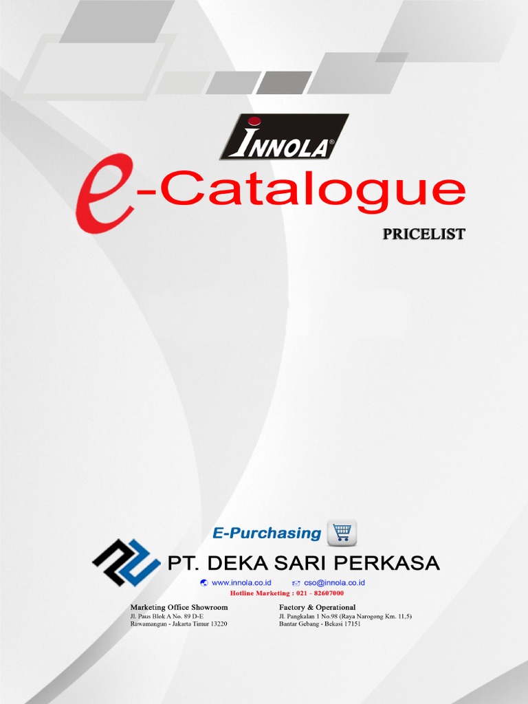 Daftar Harga E Catalogue 2019 Pdf