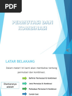 Permutasi dan Kombinasi: Definisi & Rumus | PDF