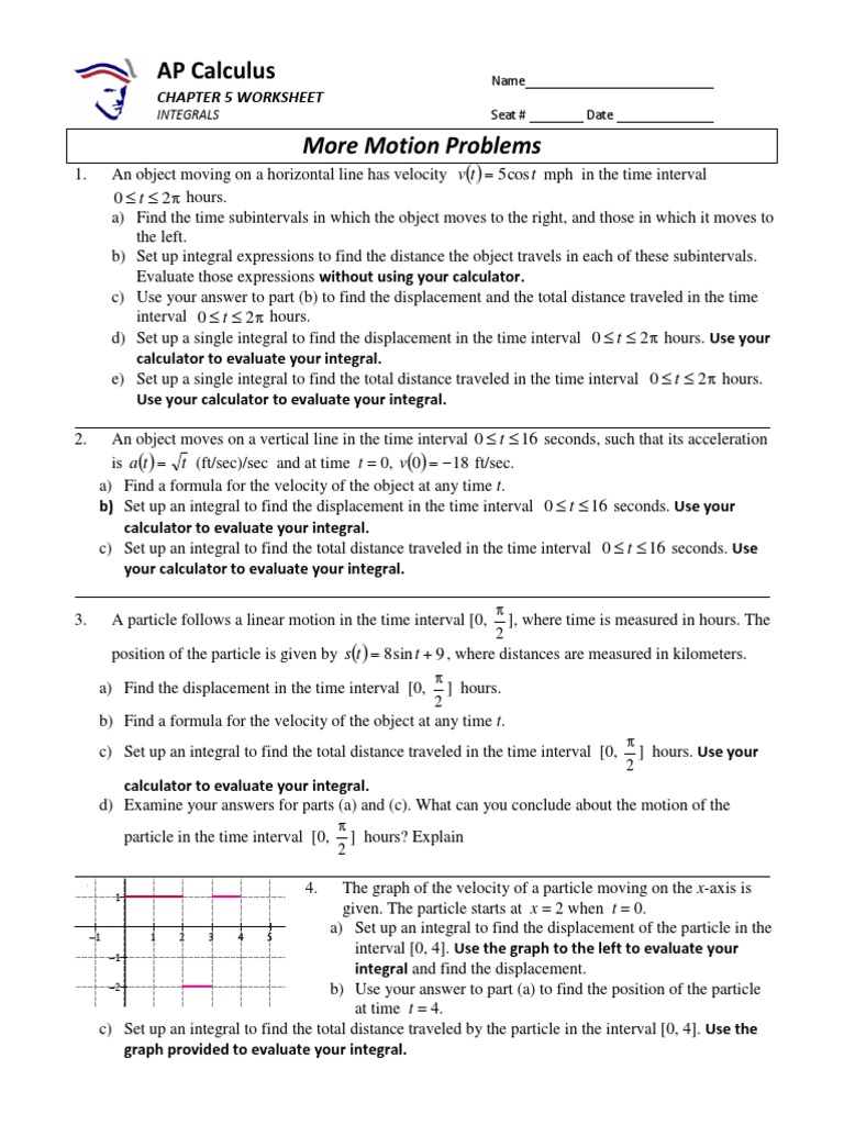 Motion Problems | PDF | Integral | Acceleration