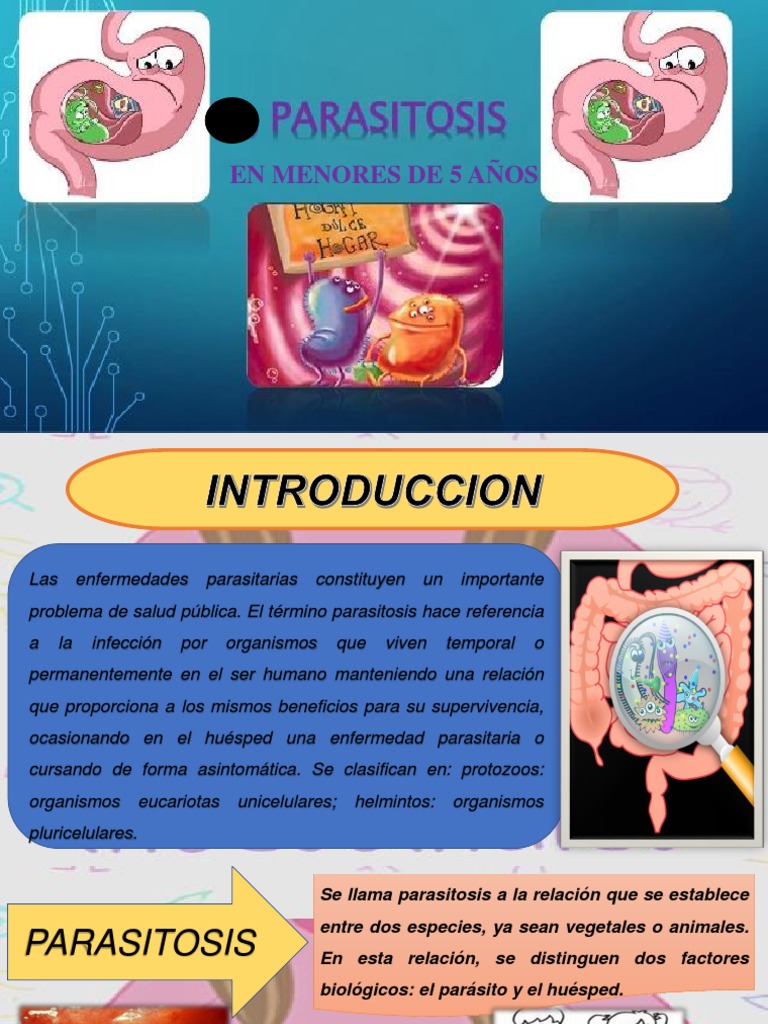 Diapositiva de Parasitosis | PDF | Heces | Diarrea