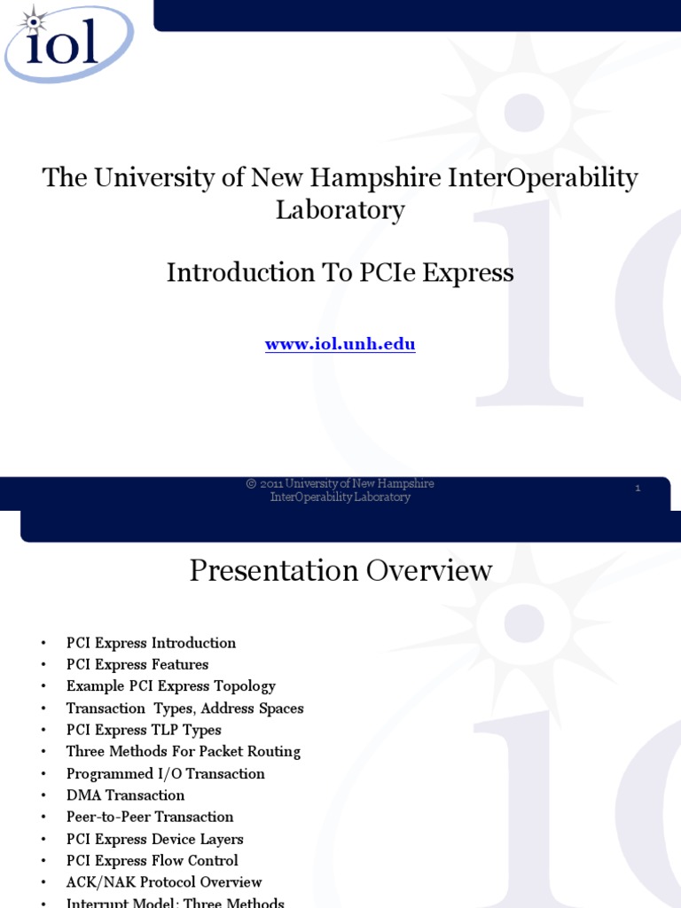 PCIe Express Overview | PDF | Physical Layer Protocols | Internet Protocols