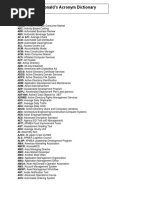 Glossary of Procurement Acronyms | PDF | Procurement | Request For Proposal