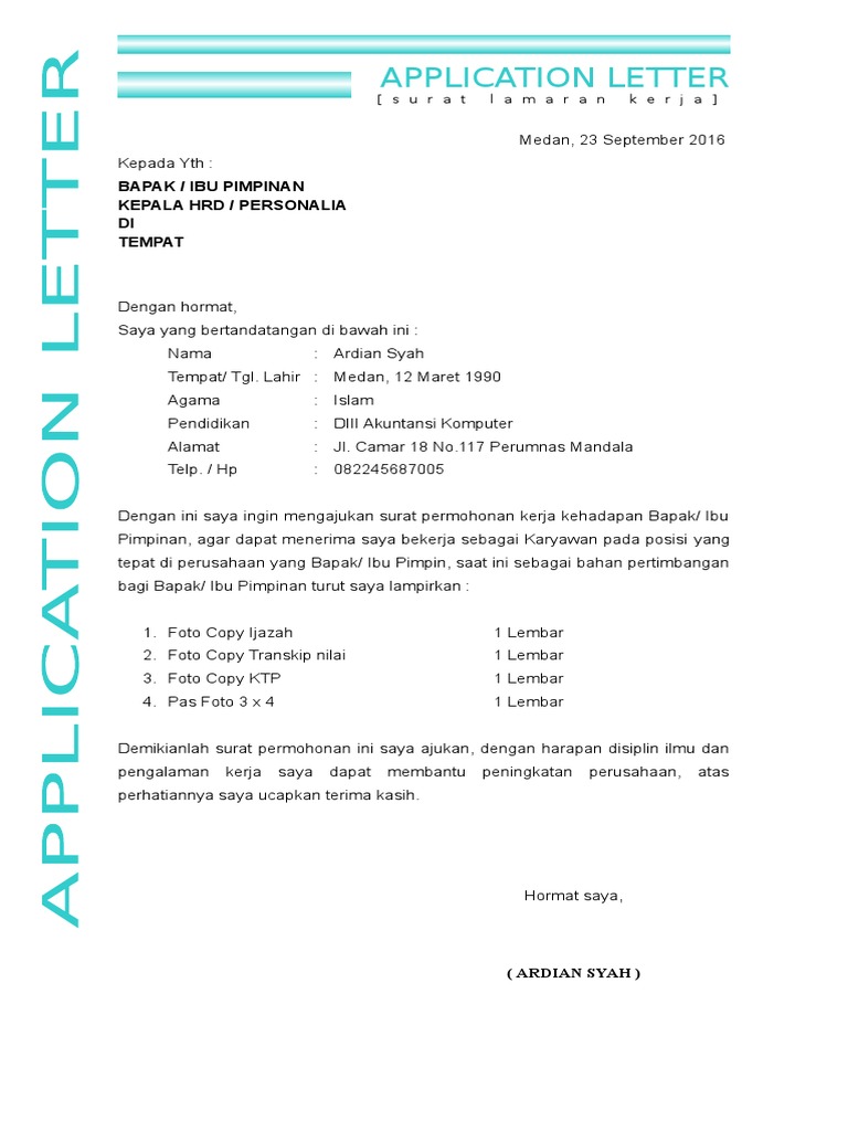 CV Ardiansyah | PDF