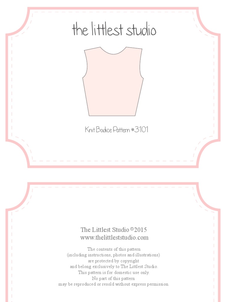 Little Black Dress Pattern | PDF | Human Appearance | Softlines (Retail)