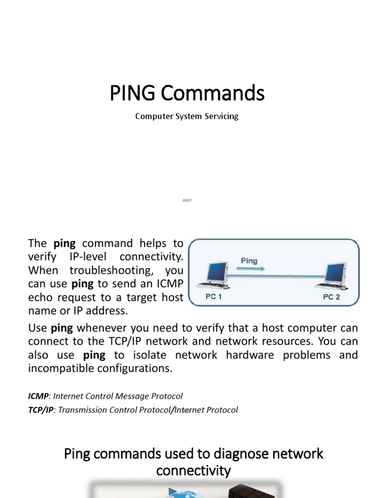 PING Commands: Computer System Servicing | PDF | Internet Protocol ...