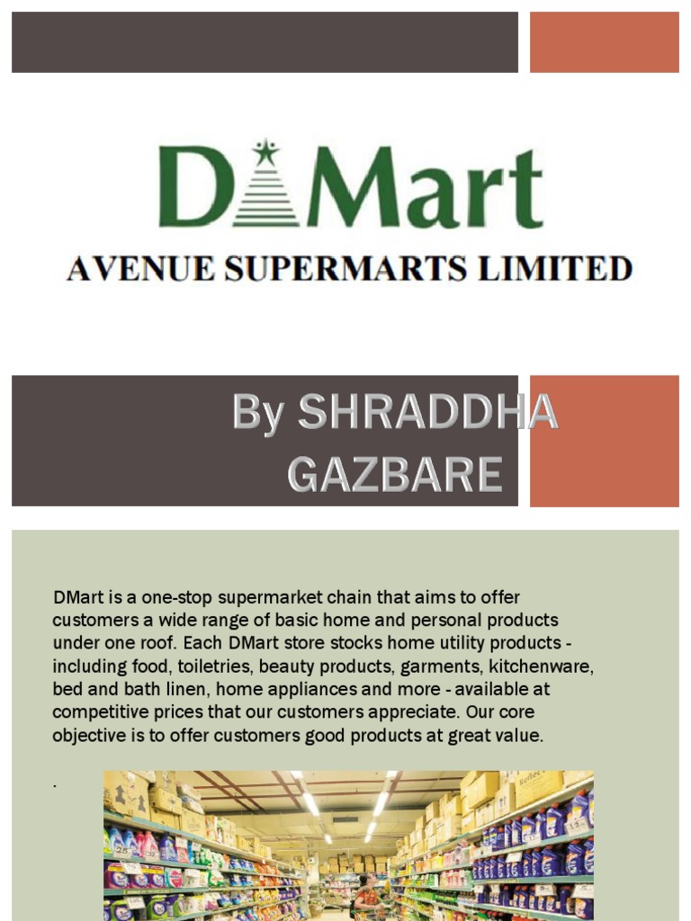 DMART | PDF | Corporate Social Responsibility | Retail