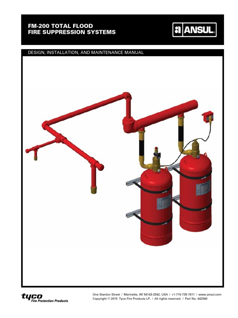 FM 200 Datasheet and Design | PDF | Fluorine | Valve