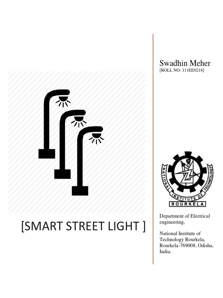 (Smart Street Light) : Swadhin Meher | PDF | Electromagnetic Radiation | Operational Amplifier