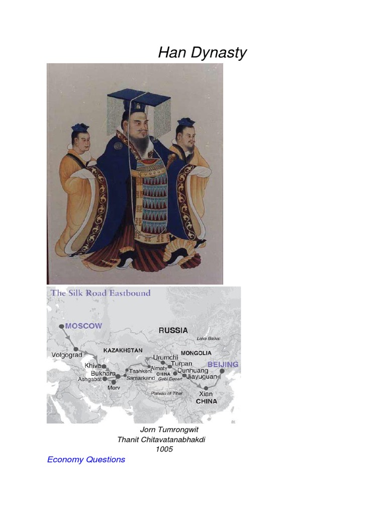 Han Dynasty: Economy Questions | PDF | Han Dynasty | Emperor Of China