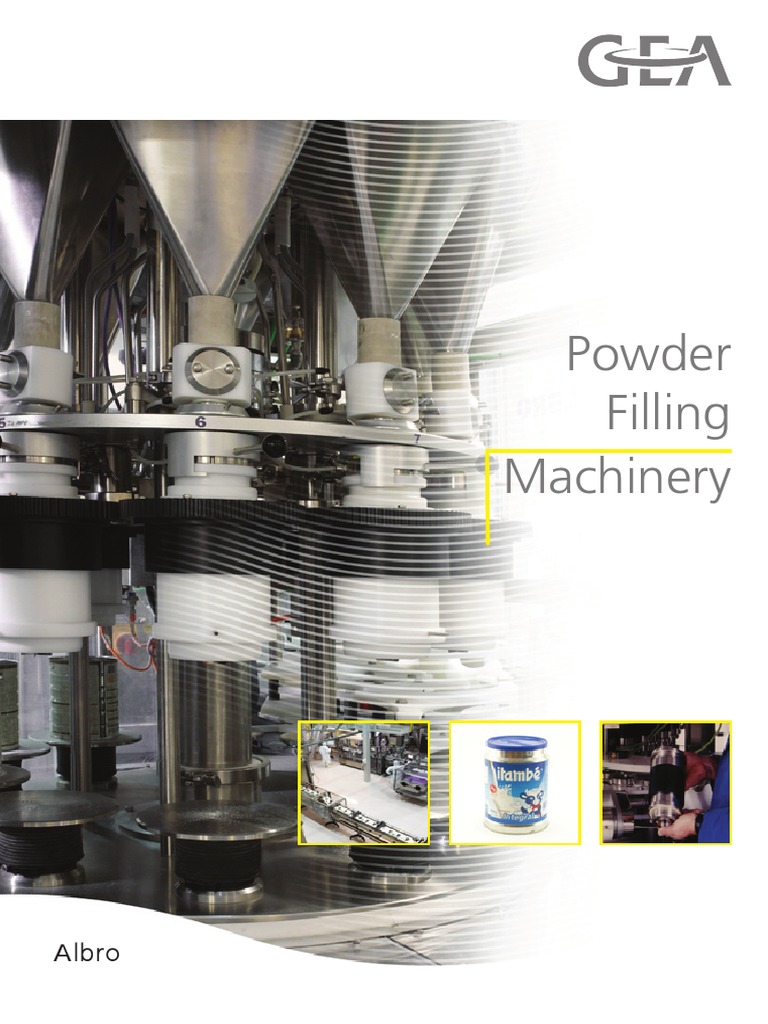 GEA Albro Powder Filling Machinery | PDF | Vacuum | Nozzle