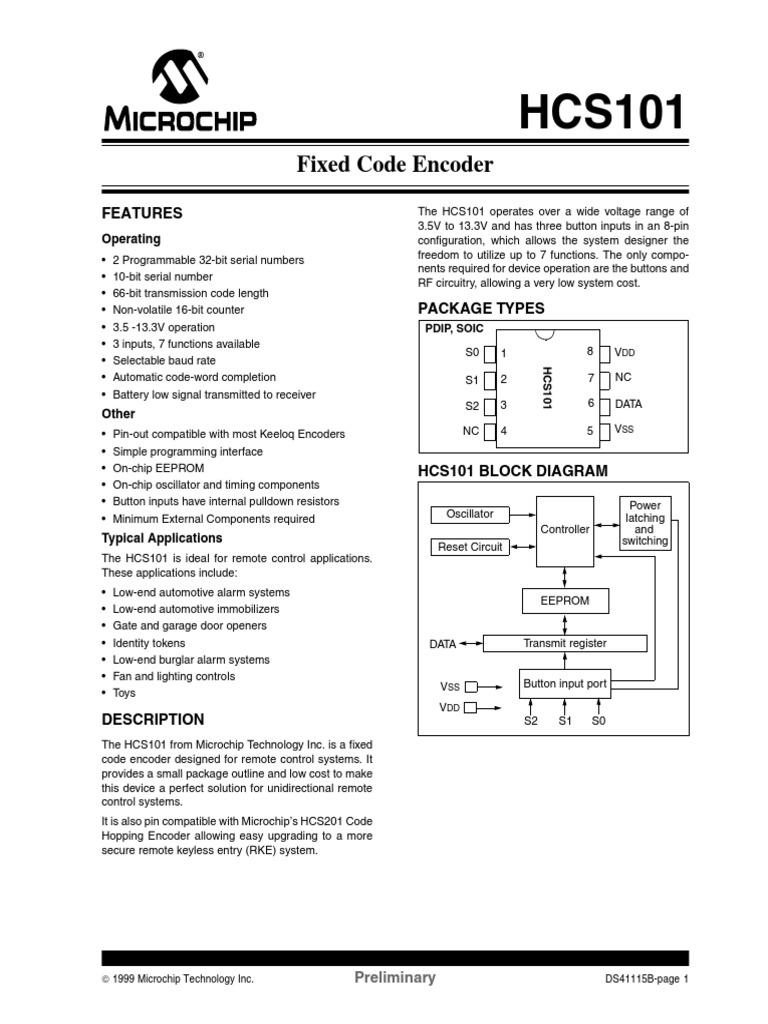 Hcs 101 | PDF | Transmitter | Electronic Circuits