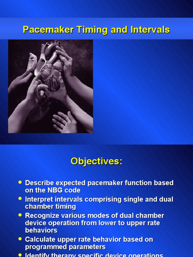 Pacemaker Timing & Intervals | PDF | Artificial Cardiac Pacemaker ...
