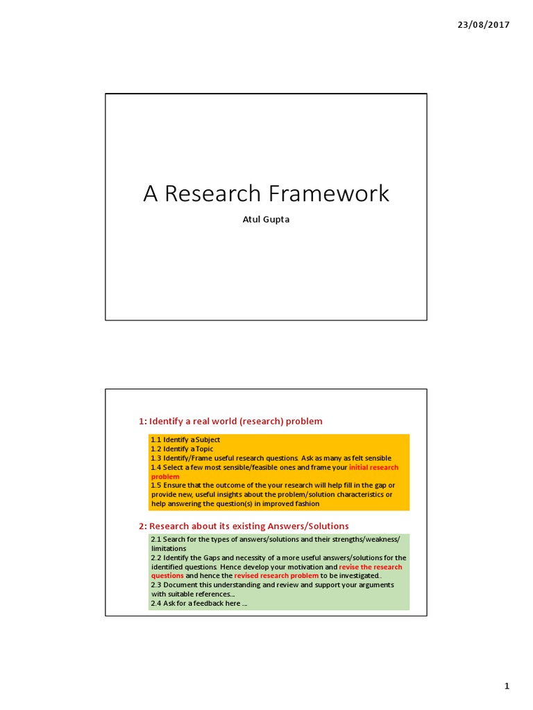 3 An Empirical Research Framework | PDF | Data Analysis | Statistics
