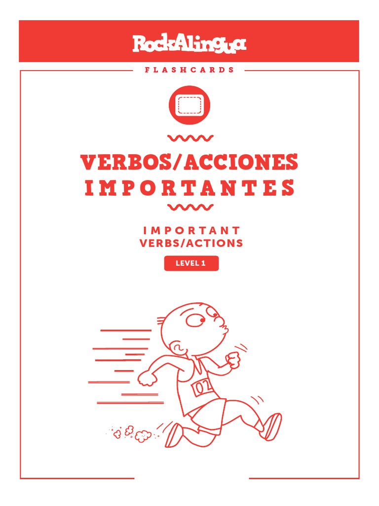 Verbos/Acciones Importantes: Important Verbs/Actions | PDF