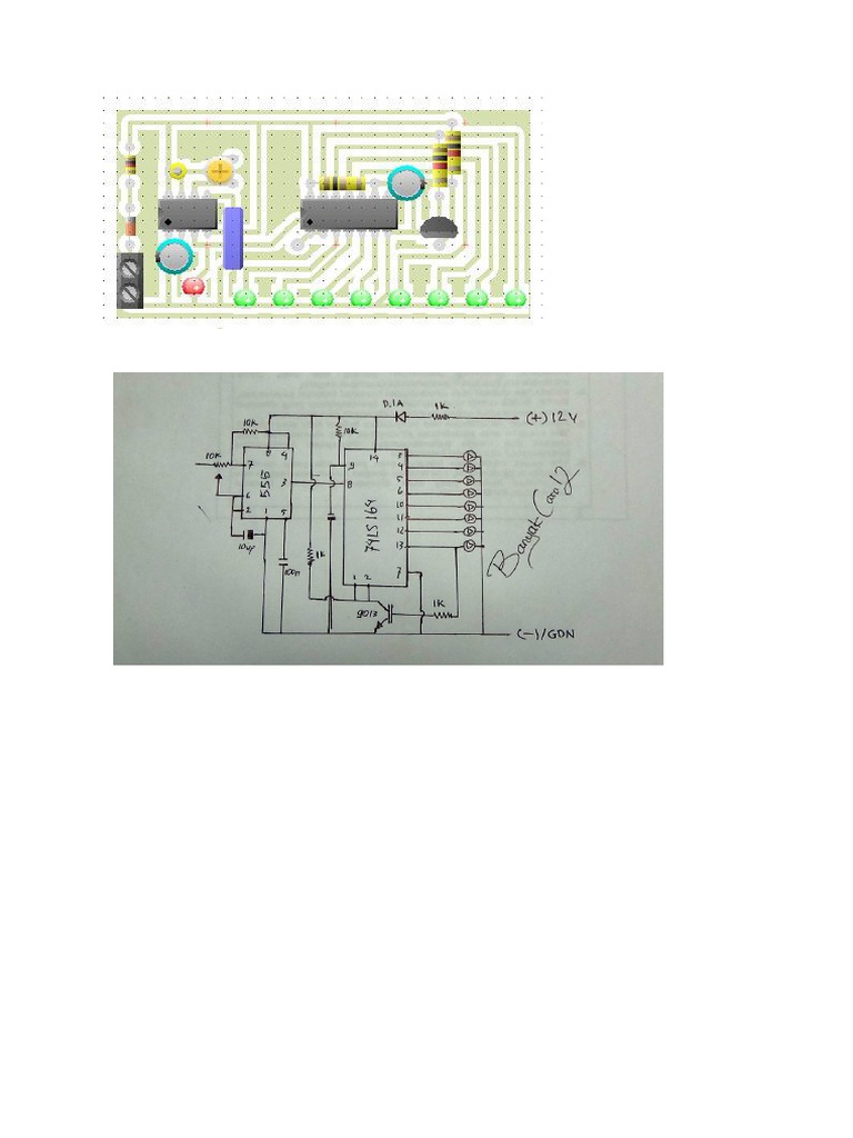 Layout PCB Running Led Merambat | PDF