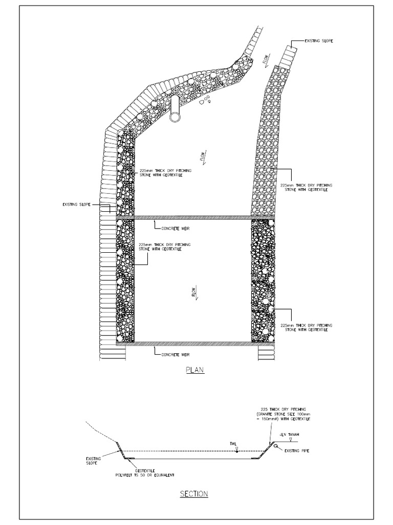 Stone Pitching PDF | PDF