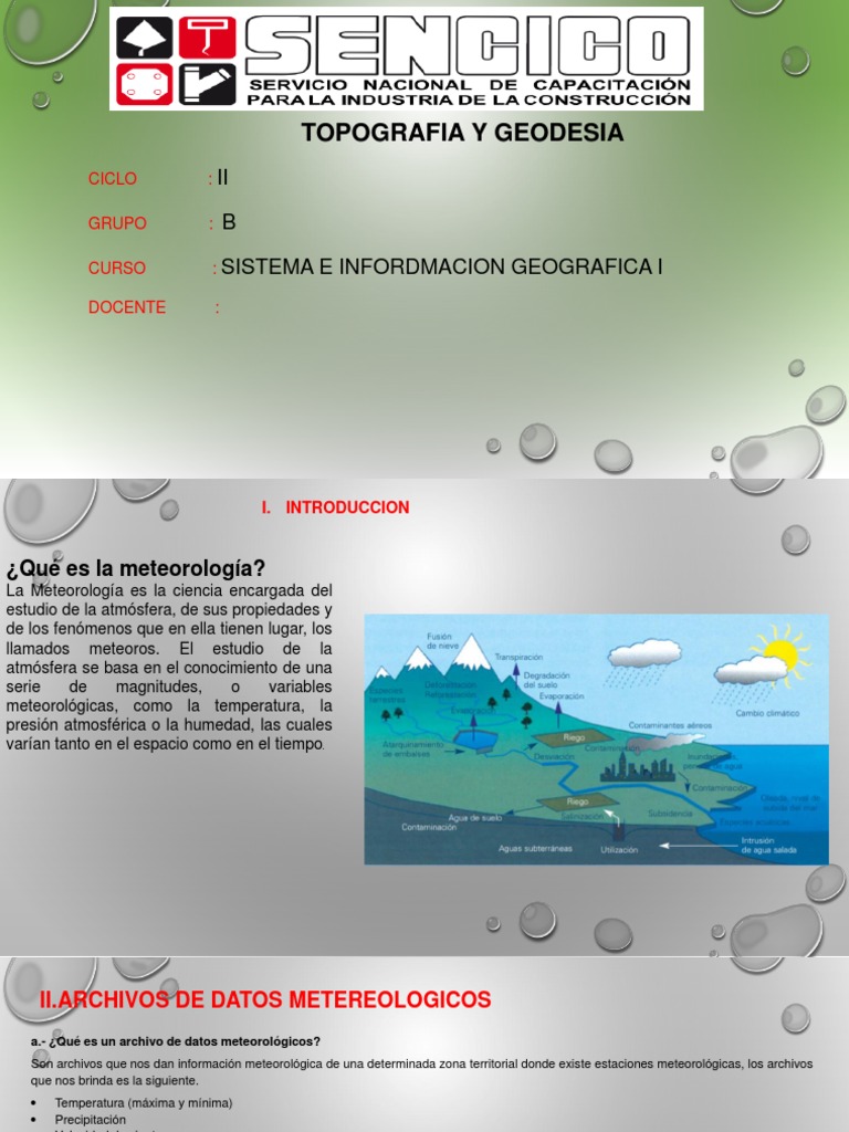 Archivos de Datos Meteorologicos | Meteorología | Archivo de computadora