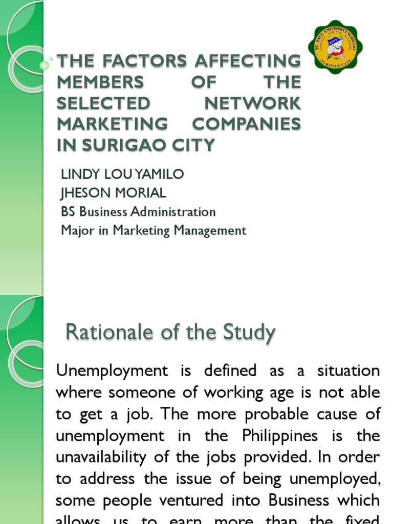 Defense Proposal Presentation Guide | PDF | Multi Level Marketing | Survey Methodology