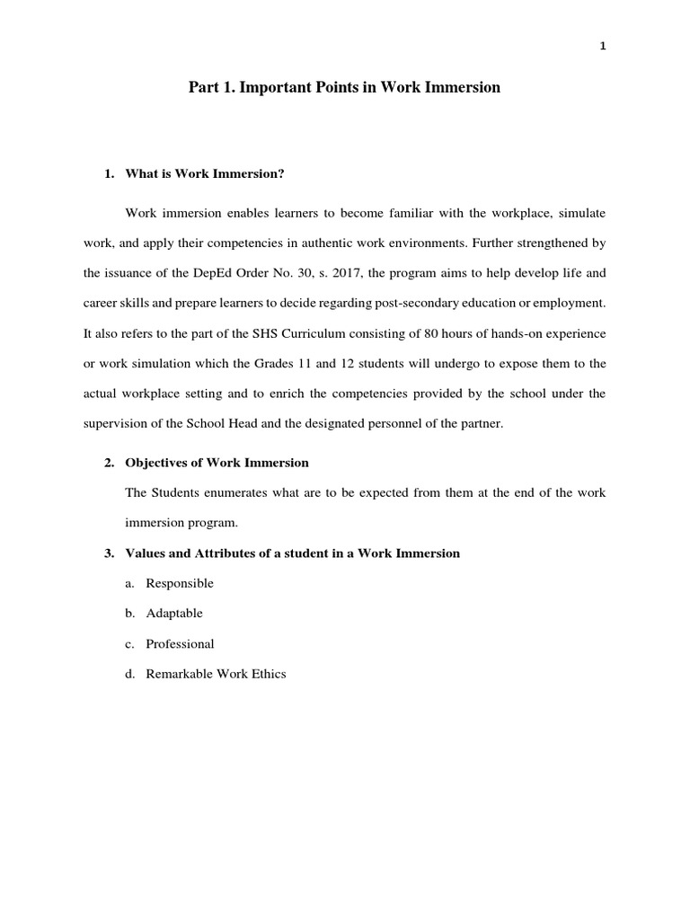 Work Immersion Portfolio | PDF | Quick Books | Employment