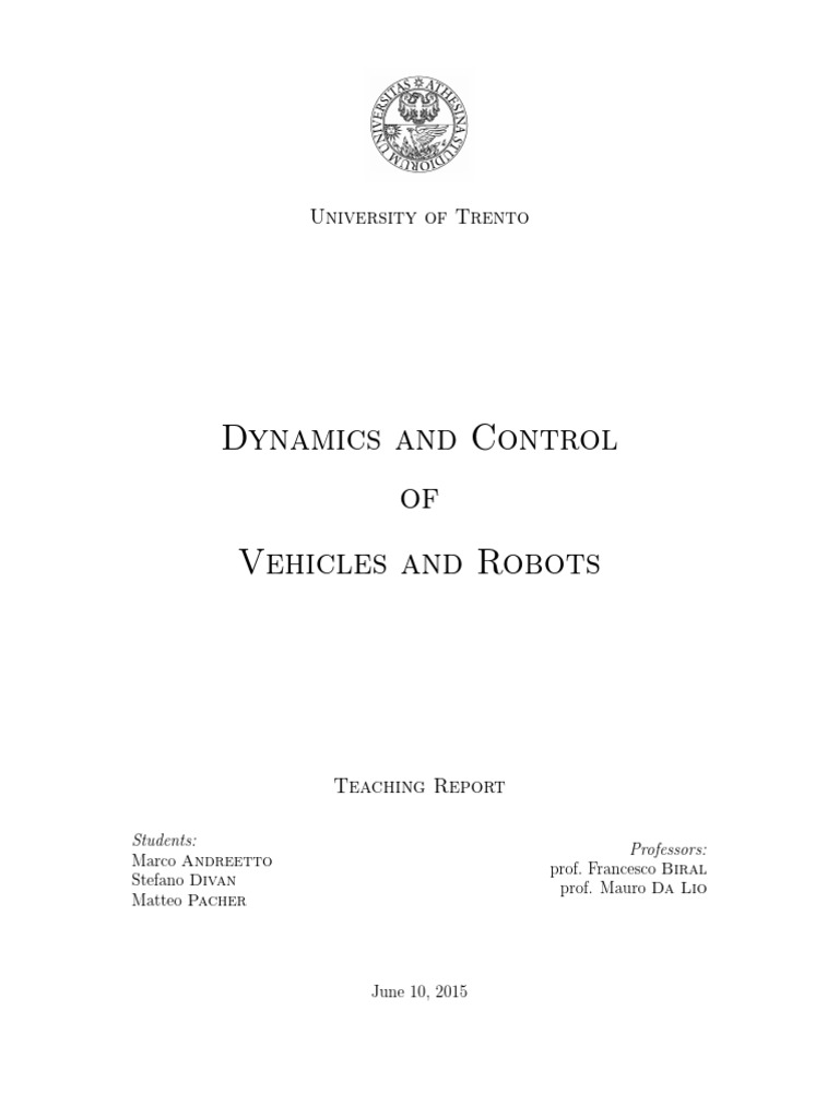 Analysis of Vehicle Dynamics and Control Through Tire Modeling and ...